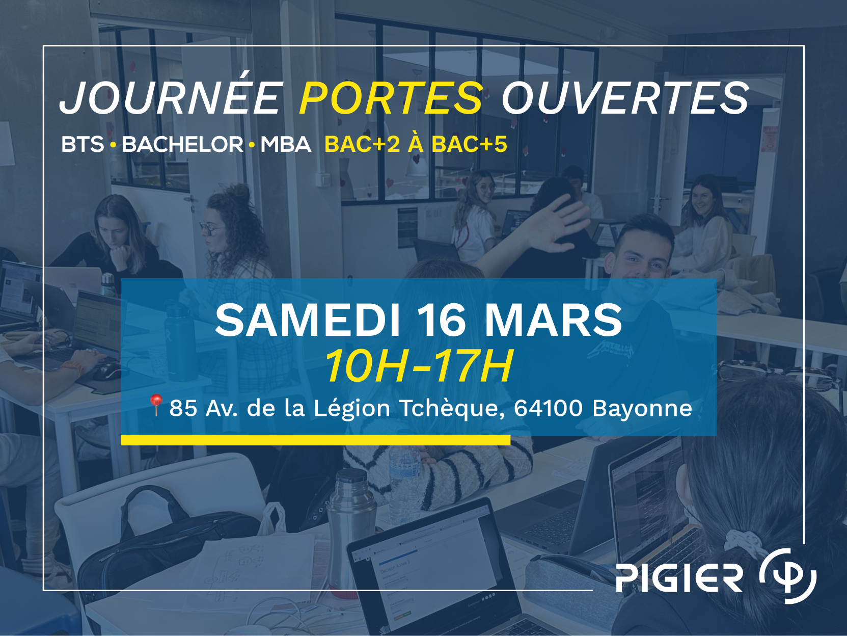 Ecole commerce Bayonne - Pigier